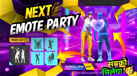 Flag Emote Return Emote Party Event Return 🥳🤯 Free Fire New Event