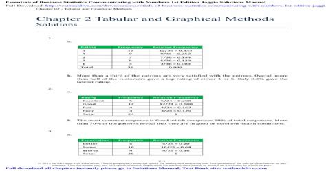 Pdf Chapter 2 Tabular And Graphical Methods · Chapter 2 Tabular And