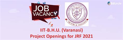 Apply Now At IIT BHU For The Post Of JRF For DST SERB Sponsored Project