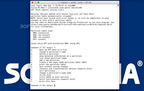 Gpt Fdisk Download Free Mac 108 Softpedia