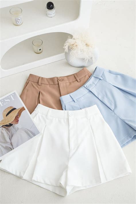 Restocked Polina Shorts In White Neonmello
