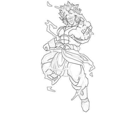 Dbz Broly Ssj5 Coloring Pages Coloring Pages