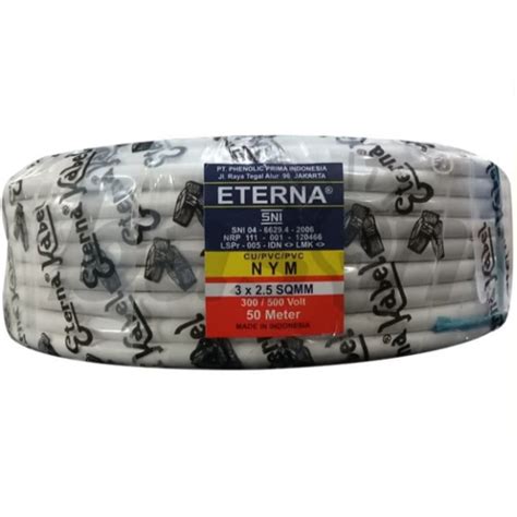 Eterna Kabel NYM 3x2 5 50M Shopee Indonesia