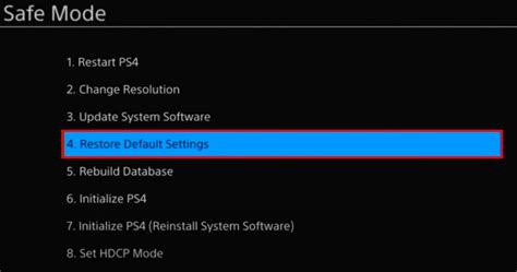 How To Get PS4 Out Of Safe Mode Fix Stuck Loop Issue