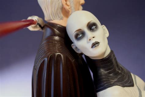 Fandomania Star Wars Asajj Ventress And Count Dooku Statue