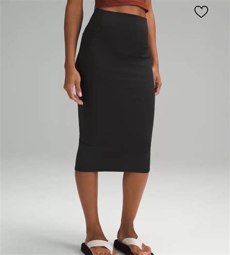 Lululemon Nulu Slim Fit High Rise Skirt Womens Fashion Activewear On