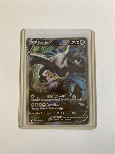 Mavin 2022 Pokemon Swsh Lugia V Full Art Silver Tempest 186195