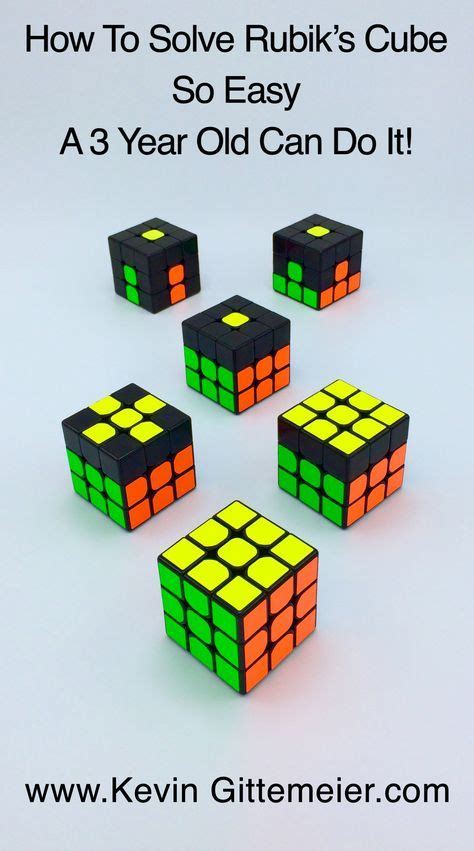 Easy Tutorial How To Solve the Rubik's Cube. #3yoBeginnerMethod . Step ...