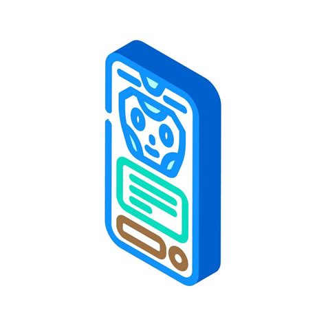 Message Chat Bot Isometric Icon Vector Illustration 22499371 Vector Art At Vecteezy
