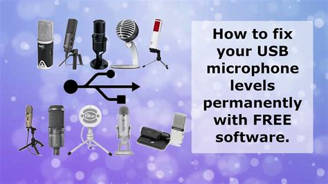 How To Boost Usb Microphone Levels Youtube