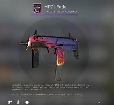 8s This Mp7 Fade Worth Anything Seems To Have A Good Fade Pattern 0