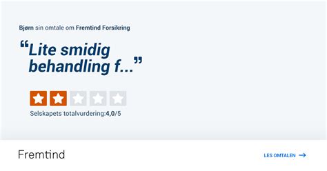Fremtind Forsikring Lite Smidig Behandling Fra Fremtinds Side I Saken Omtale Av Bjørn