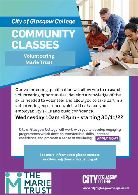 The Marie Trust On Linkedin Scqf Level 4 Introduction To Volunteering At The Marie Trust