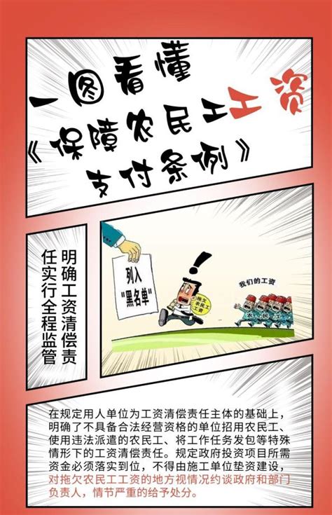 花城联姐微普法丨一图看懂《保障农民工工资支付条例》澎湃号·政务澎湃新闻 The Paper