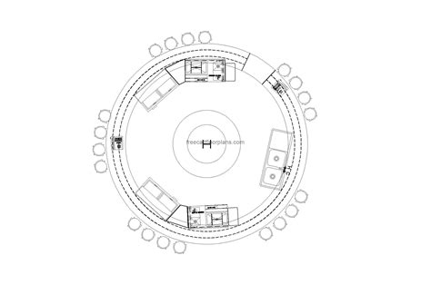 Circular Bar Free Cad Drawings