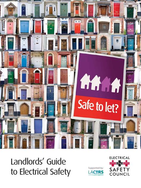 Landlords Guide To Electrical Safety May 2011 01 Pdf Electrician