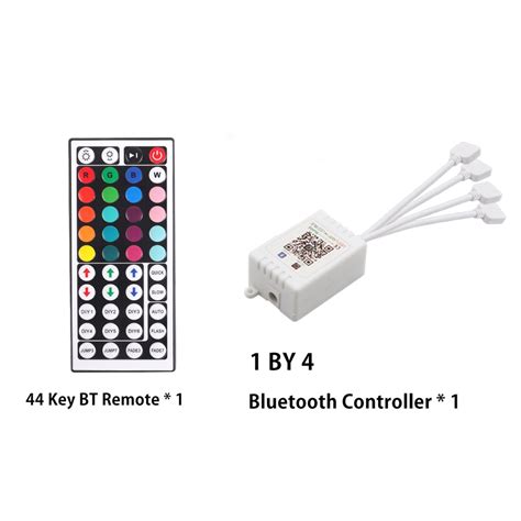 Led Light Strip 44KEY IR 44KEY Bluetooth MUSIC WiFi TUYA RGB CONTROLLER DC 12V IR Remote