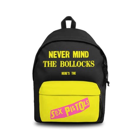 Sex Pistols Never Mind The Bollocks Day Bag Rock Sax Punk To Funk