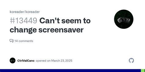 Can T Seem To Change Screensaver Issue Koreader Koreader