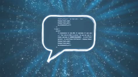 Speech Bubble Code Motion Graphics Videohive