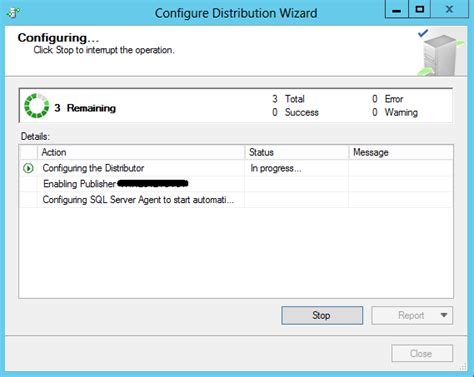 Configure Distribution Database Sqlservercentral