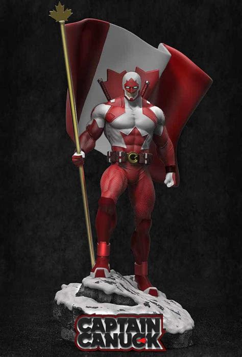 Captain Canuck 16 Scale Statue Pre Order Bedrock Collectibles