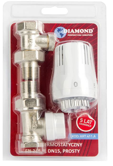 DIAMOND Zestaw Termostatyczny Grzejnikowy 1 2 Prosty AIB Hurtownia