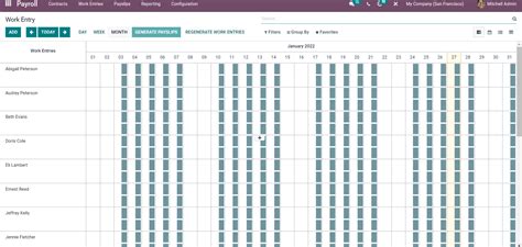Work Entries Management With Odoo 15 Payroll Module