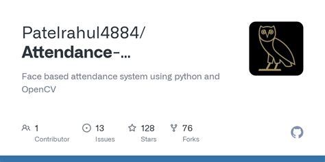 Github Patelrahul Attendance Management System Using Face Recognition Face Based