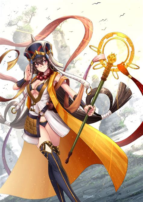 Xuangzang Sanzang Fate And 1 More Drawn By Adsouto Danbooru