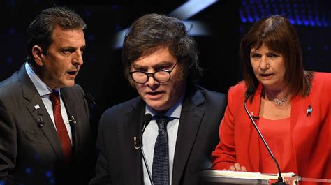 Apuesta Electoral Por Javier Milei Sergio Massa O Patricia Bullrich