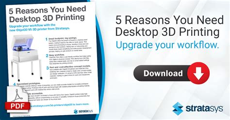 5 Reasons You Need Desktop 3d Printing Stratasys 3d
