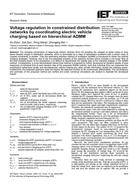 voltage regulation in constrained distribution networks by coordinating