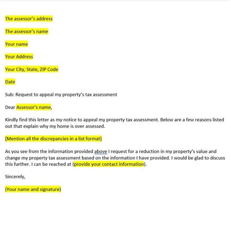 Appeal Letter Template Etsy