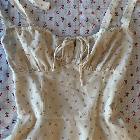White Fox Mini Dress Originally Purchased For Depop