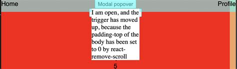 Popover Dialog Bodys Padding Gets Removed When Open In Modal Mode