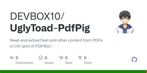 GitHub DEVBOX UglyToad PdfPig Read And Extract Text And Other Content From PDFs In C Port