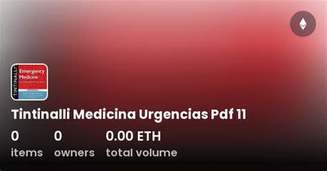 Tintinalli Medicina Urgencias Pdf 11 Collection OpenSea
