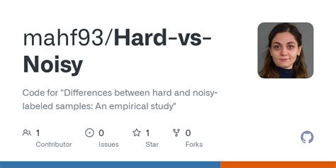 Github Mahf Hard Vs Noisy Code For Differences Between Hard And