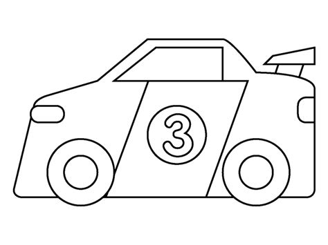 Racing Car Emoji Coloring Page Colouringpages