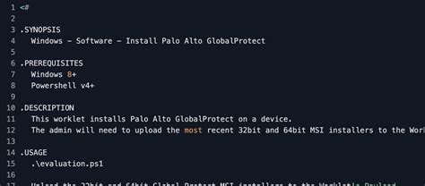 Windows Software Install Palo Alto Globalprotect