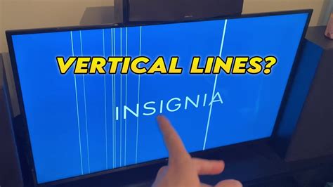 How To Fix Insignia Tv Screen With Vertical Lines Youtube