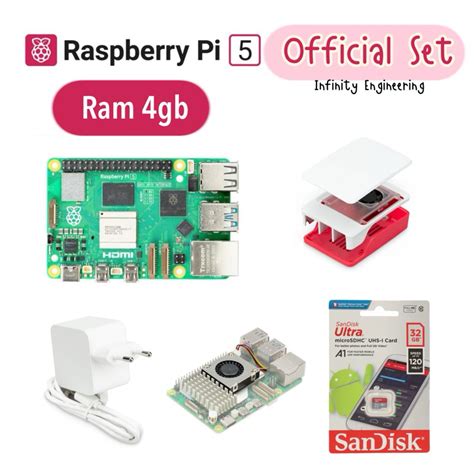 Raspberry Pi 5 Ram 4gb Official Kit ใหม่ล่าสุด พร้อมส่งจากไทย Shopee