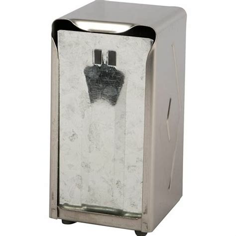 San Jamar H900x 톨 폴드 레스토랑 스타일 냅킨 디스펜서 195cm X 95cm 150 용량 새틴 티몬