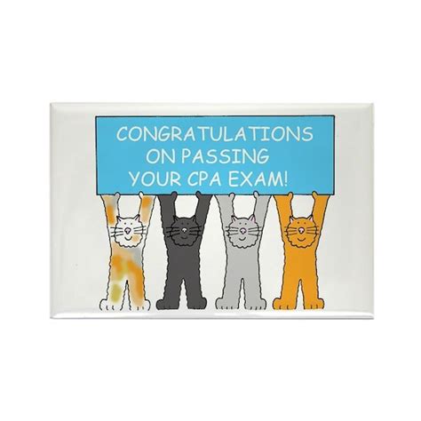 Congratulations On Passing Cpa Exam Rectangle Magnet Congratulations On