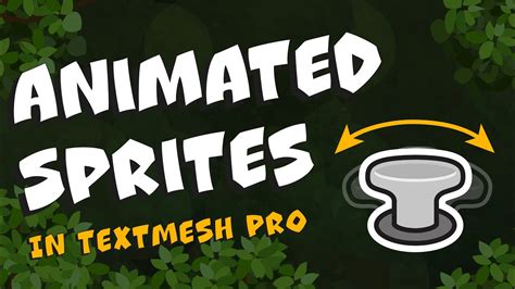 How To Animate Sprites In Unity TextMesh Pro YouTube