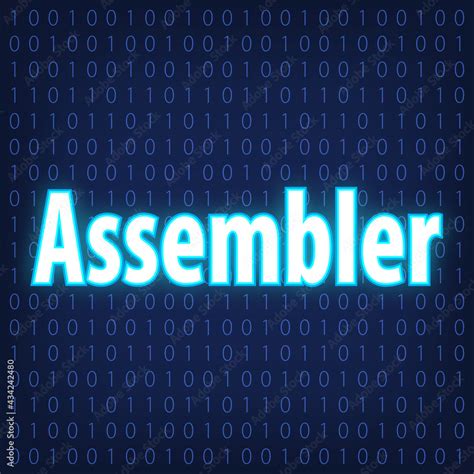 Machine Code Languages In Neon Style Programming Languages Concept In