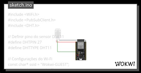 Monitoramento Temperatura Wokwi ESP STM Arduino Simulator
