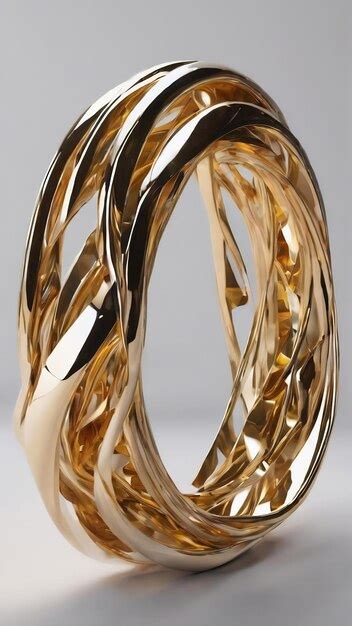 Premium Ai Image The Virtual Image Of Mobius Ring Geometric Figure 3d