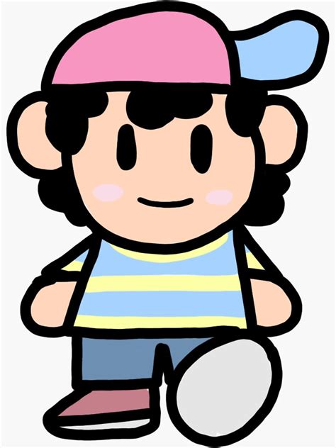 Ness Sprite Redraw Sticker For Sale By Kiblu Redbubble